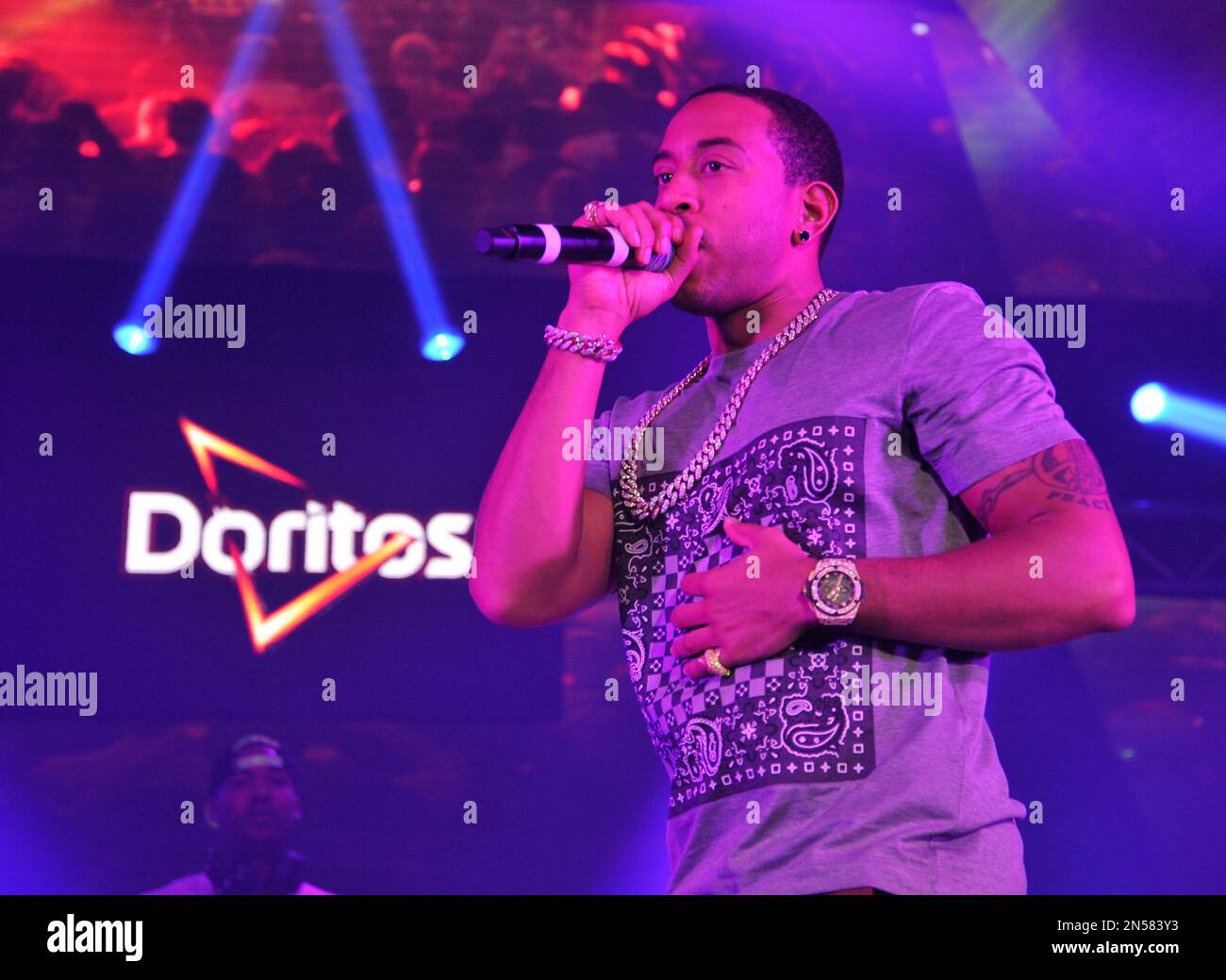 Hip hop artist Ludacris headlines at the Doritos #BoldStage at the ...