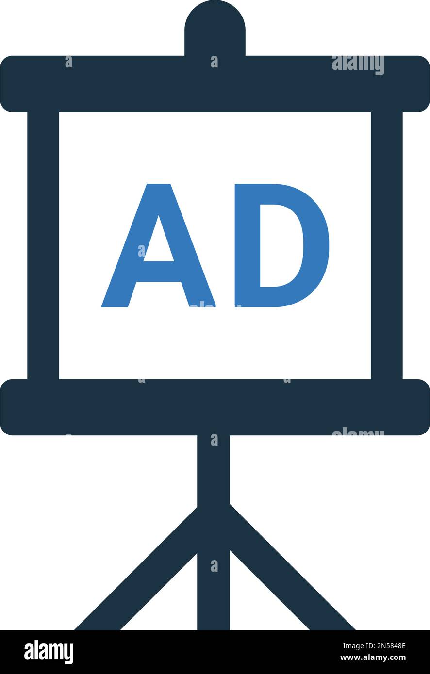 Street, ad icon - Simple editable vector EPS file Stock Vector Image ...