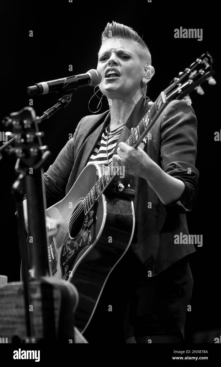 Lead singer Natalie Maines of Dixie Chicks performs on stage during the ...