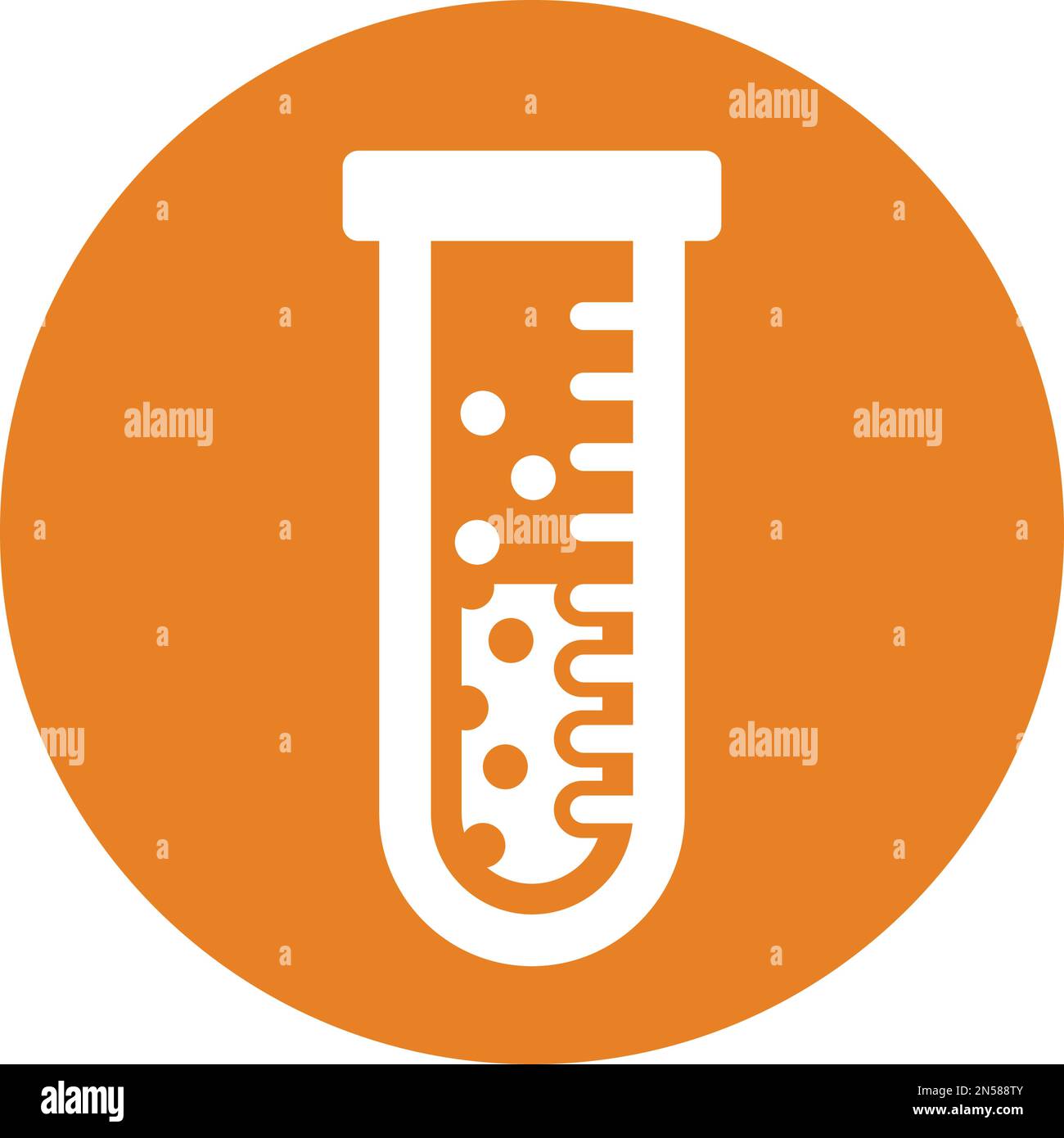 Test, tube, chemistry icon - Simple editable vector EPS file Stock ...