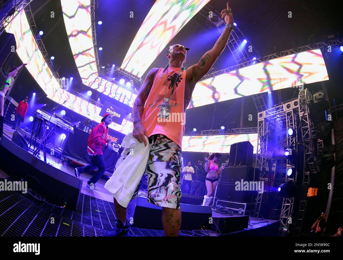 IMAGE DISTRIBUTED FOR FRITO-LAY - Rapper Riff Raff performs on the ...