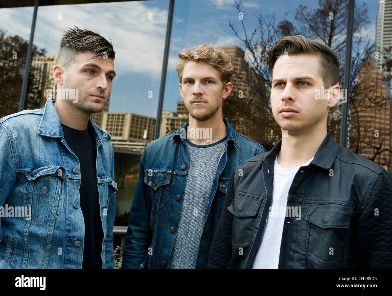 Foster The People's Cubbie Fink, Mark Pontius and Mark Foster, from ...