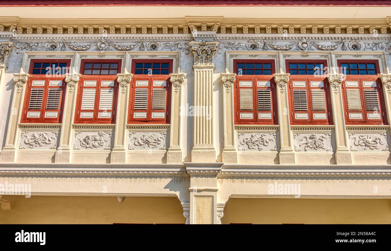 Straits chinese houses in singapore hi-res stock photography and images ...