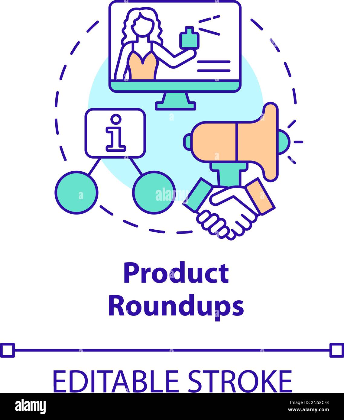 Product roundup concept icon Stock Vector Image & Art - Alamy