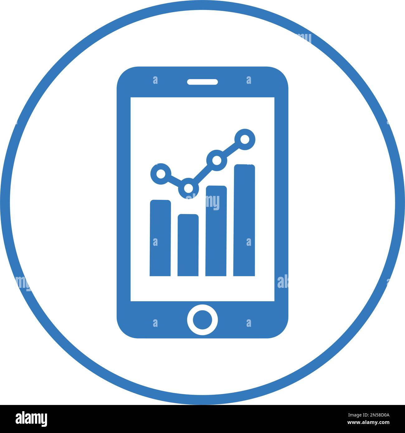 Smart hone, analysis, diagram, statistics icon. use in designing and ...