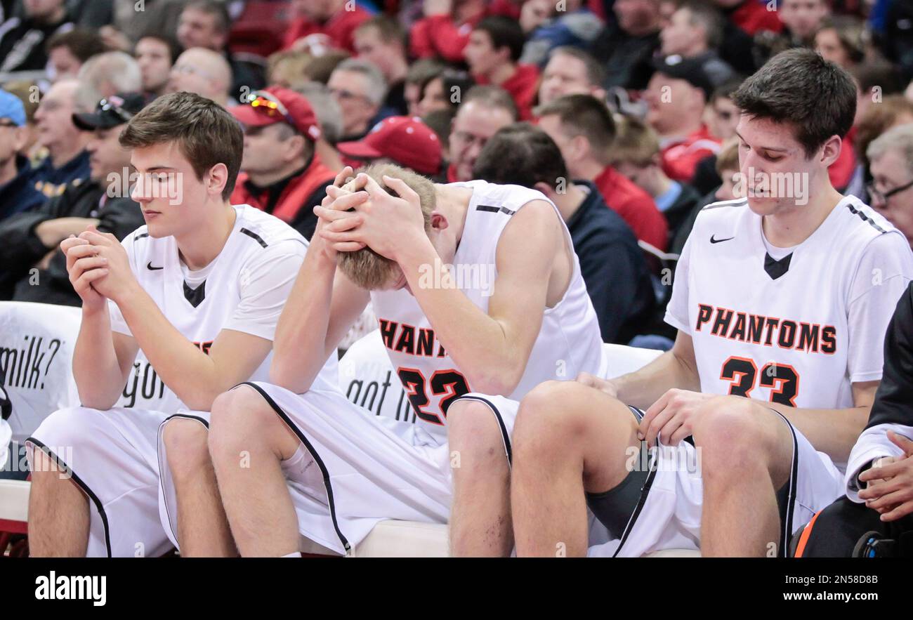 West De Pere's Zach Sanders, left, Chandler Diekvoss and Cody Schwartz ...