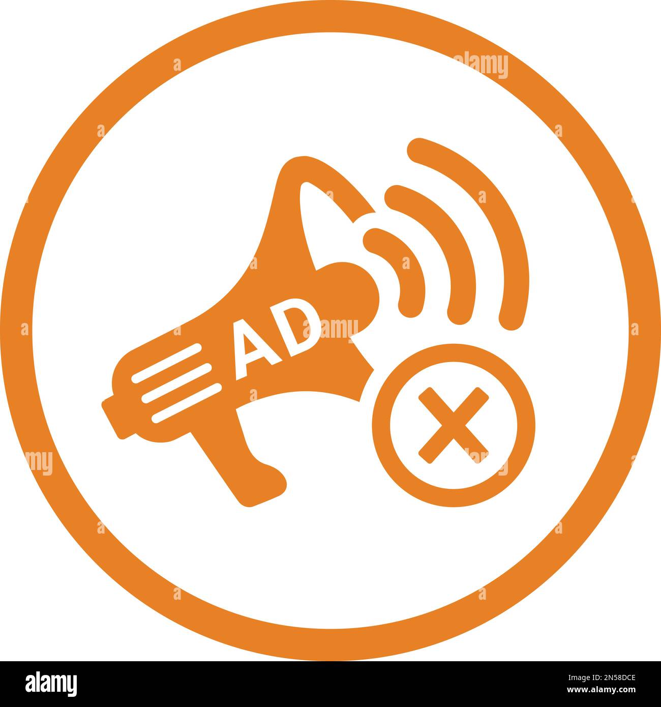 Stop, promotion, marketing icon - Simple editable vector EPS file Stock ...