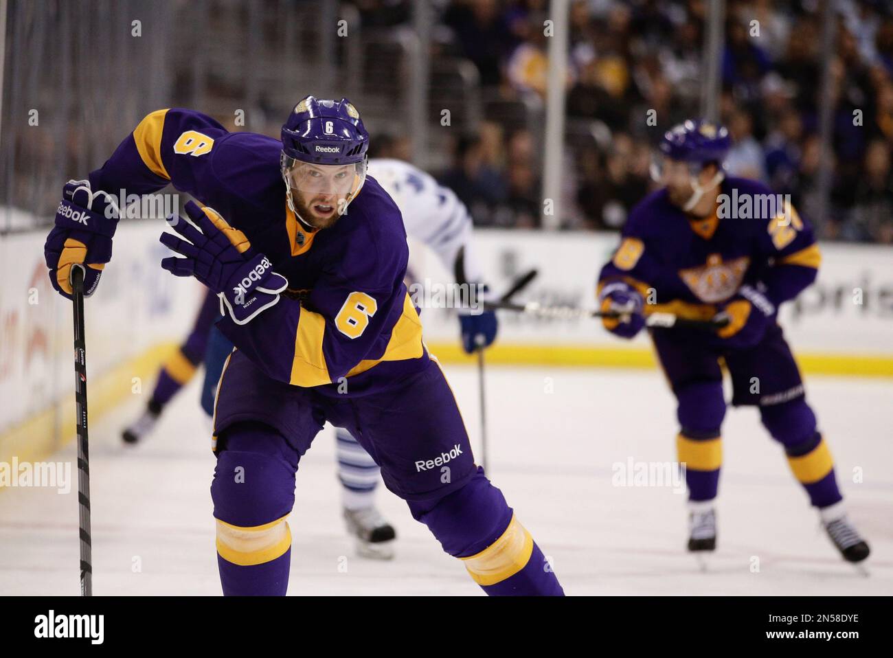 Los Angeles Kings' Jake Muzzin skates during the third period of an NHL ...