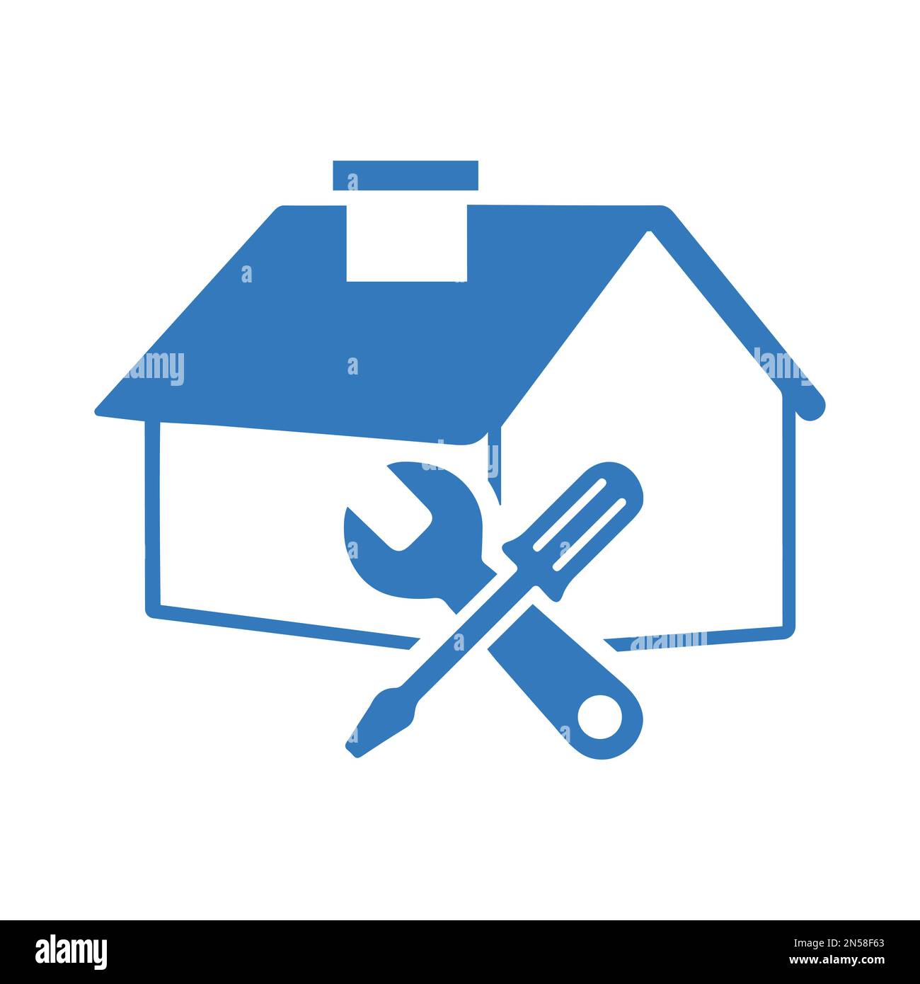 Construction place, Service point icon - Simple editable vector EPS ...
