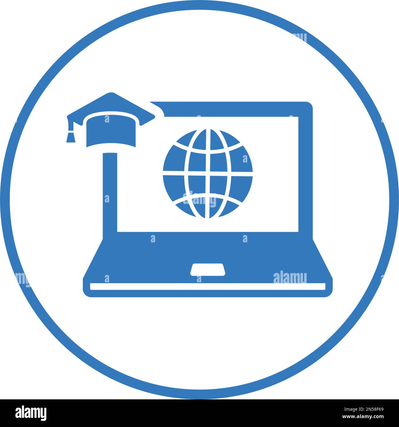University, distance, learning icon - Simple editable vector EPS file ...