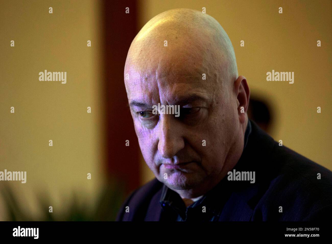 Hugh Dunleavy, commercial director of Malaysia Airlines attends a press ...