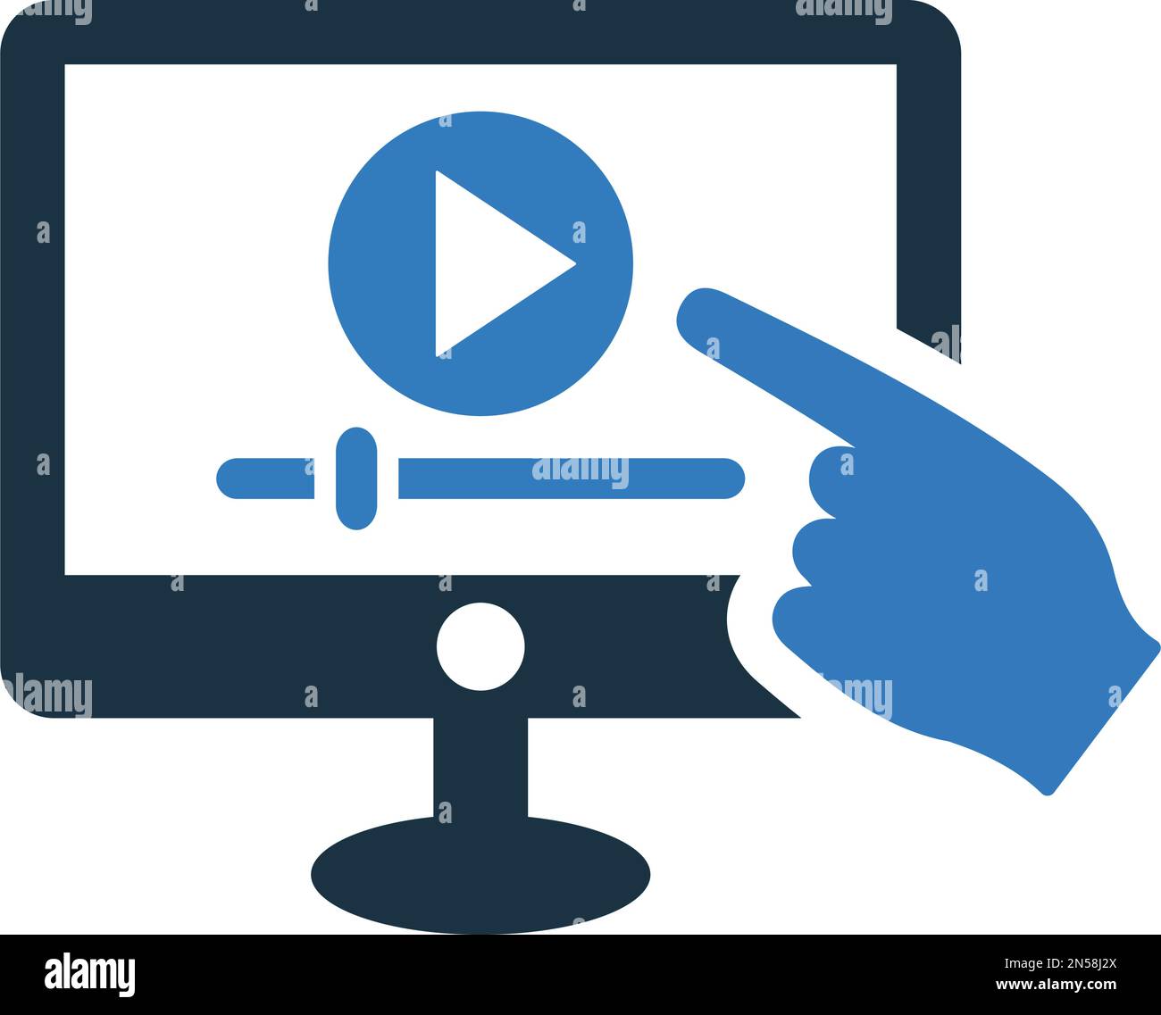 Video web classes icon hi-res stock photography and images - Alamy