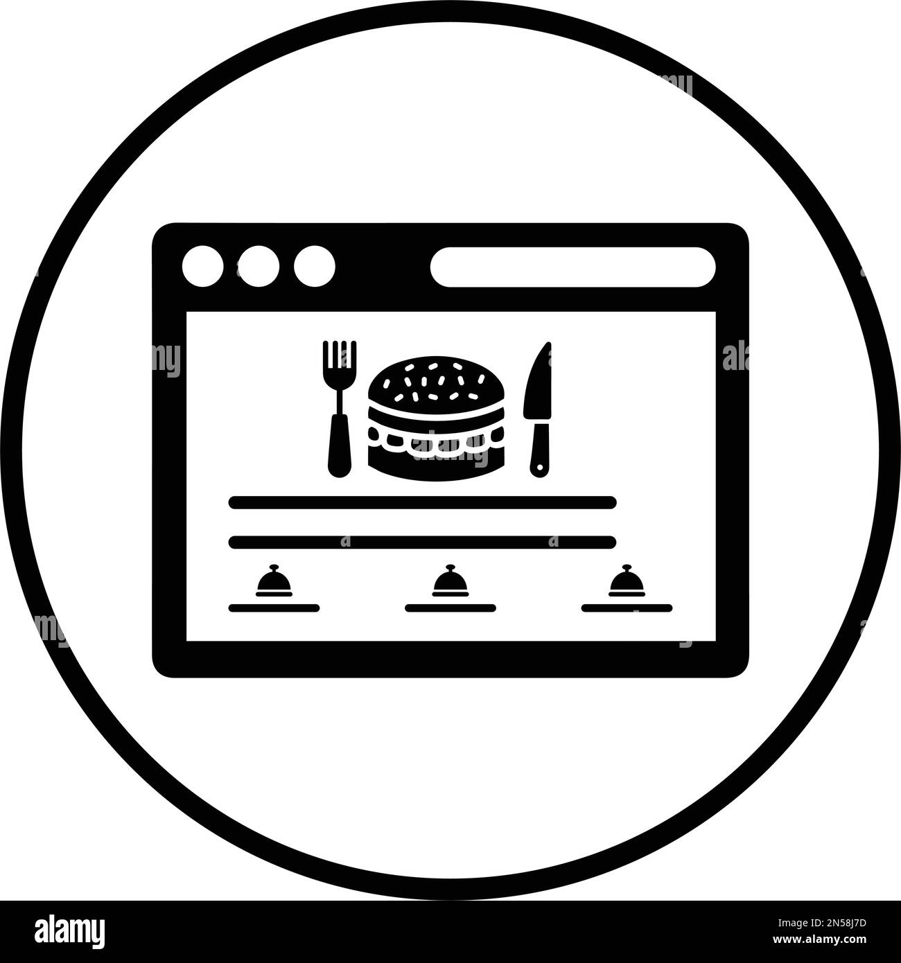 Simple vector illustration for graphic and web design or commercial ...