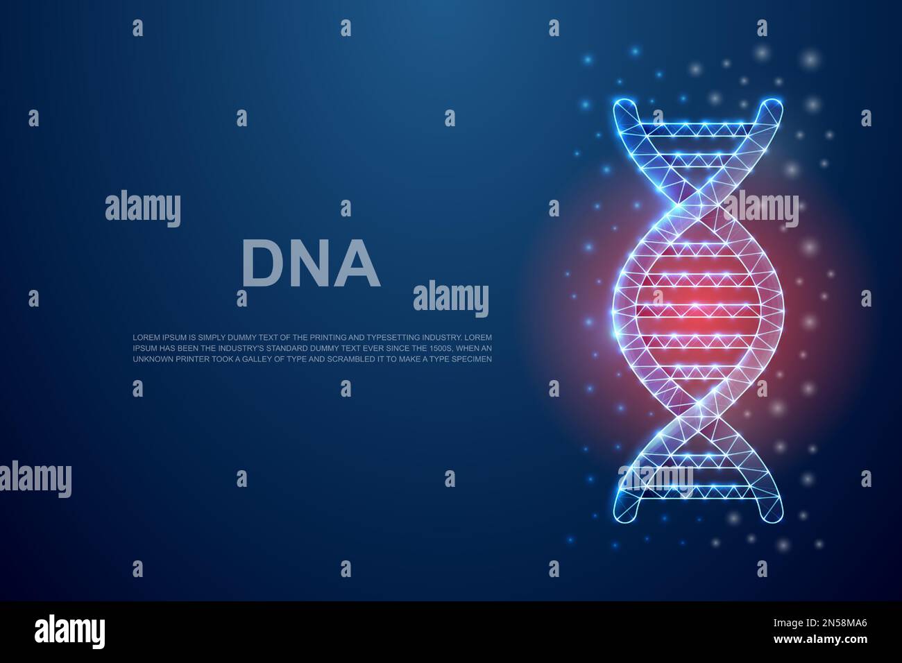 DNA spiral with damaged segments. Broken DNA spiral low poly symbol ... DNA spiral with damaged segments. Broken DNA spiral low poly symbol ...