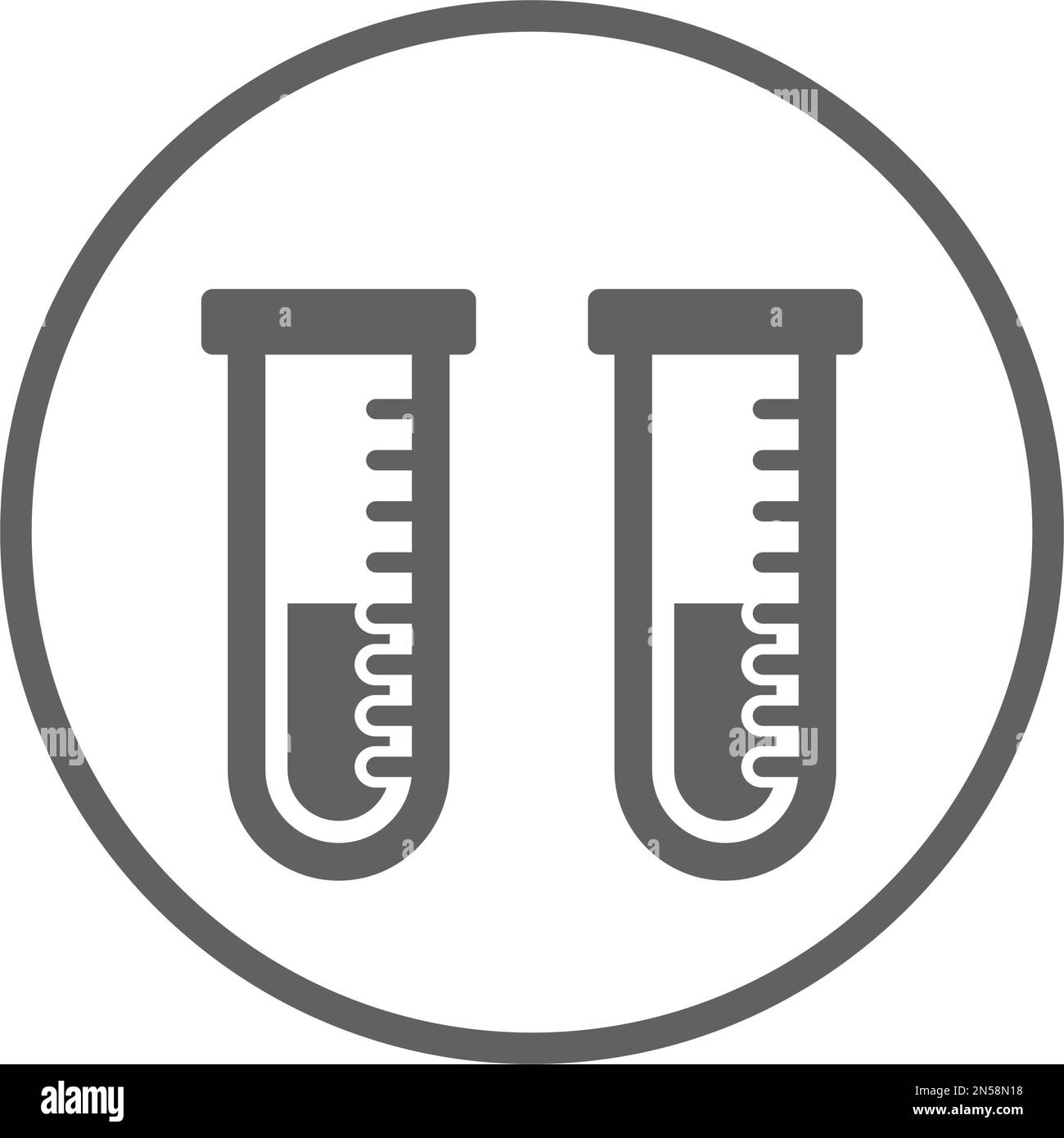 Test, tube, research icon - Simple editable vector EPS file Stock ...