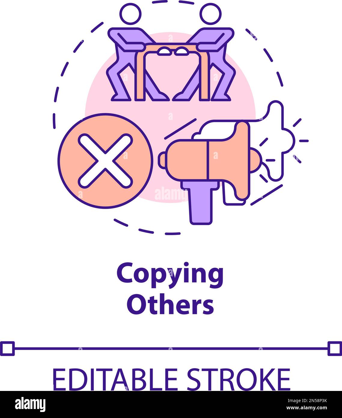 Coping with loss Stock Vector Images - Alamy