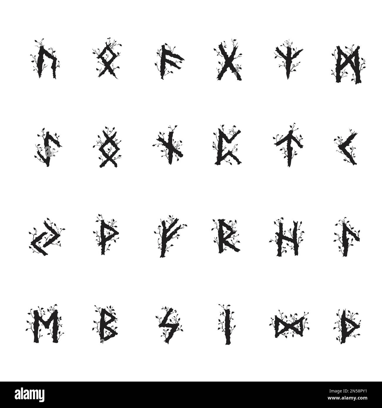 Viking runes Cut Out Stock Images & Pictures - Alamy