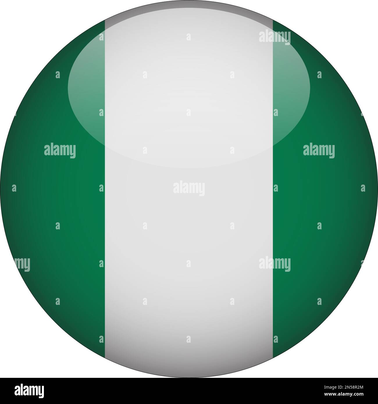 Nigeria flag 3d Stock Vector Images - Alamy