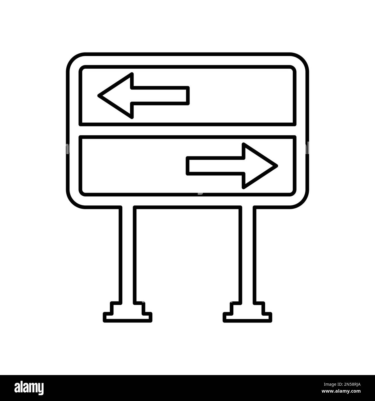 Traffic, sign, direction icon - Vector EPS file. Perfect use for print ...
