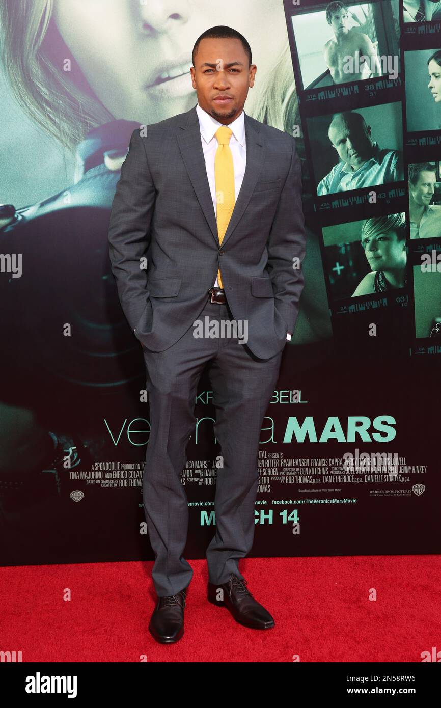 Percy Daggs III arrives at the LA Premiere of "Veronica Mars" on ...