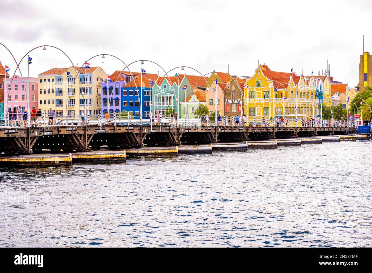 Curacao, Dutch Caribbean island life, known for the Koningin Emmabrug ...