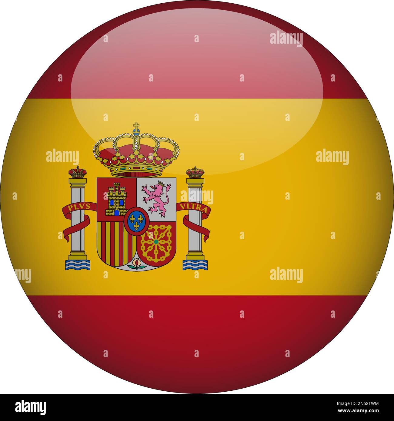 Flag of spain Stock Vector Images - Alamy