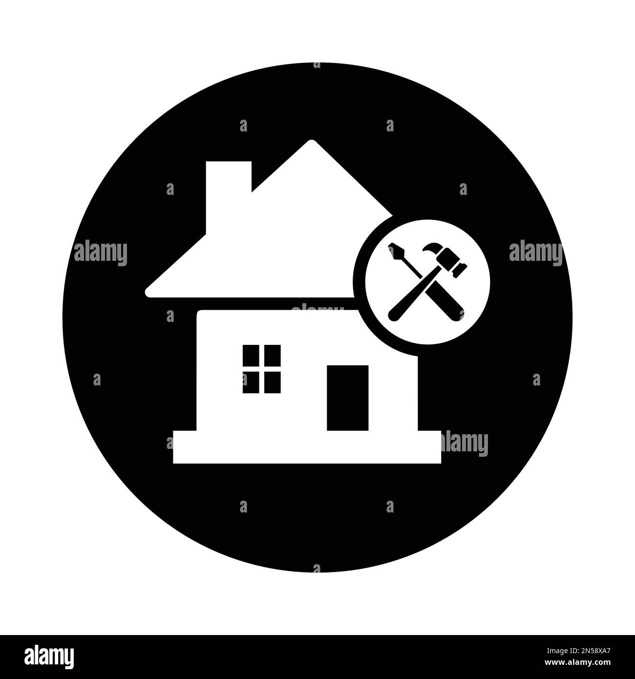 Maintenance, construction icon - Simple editable vector EPS file Stock ...