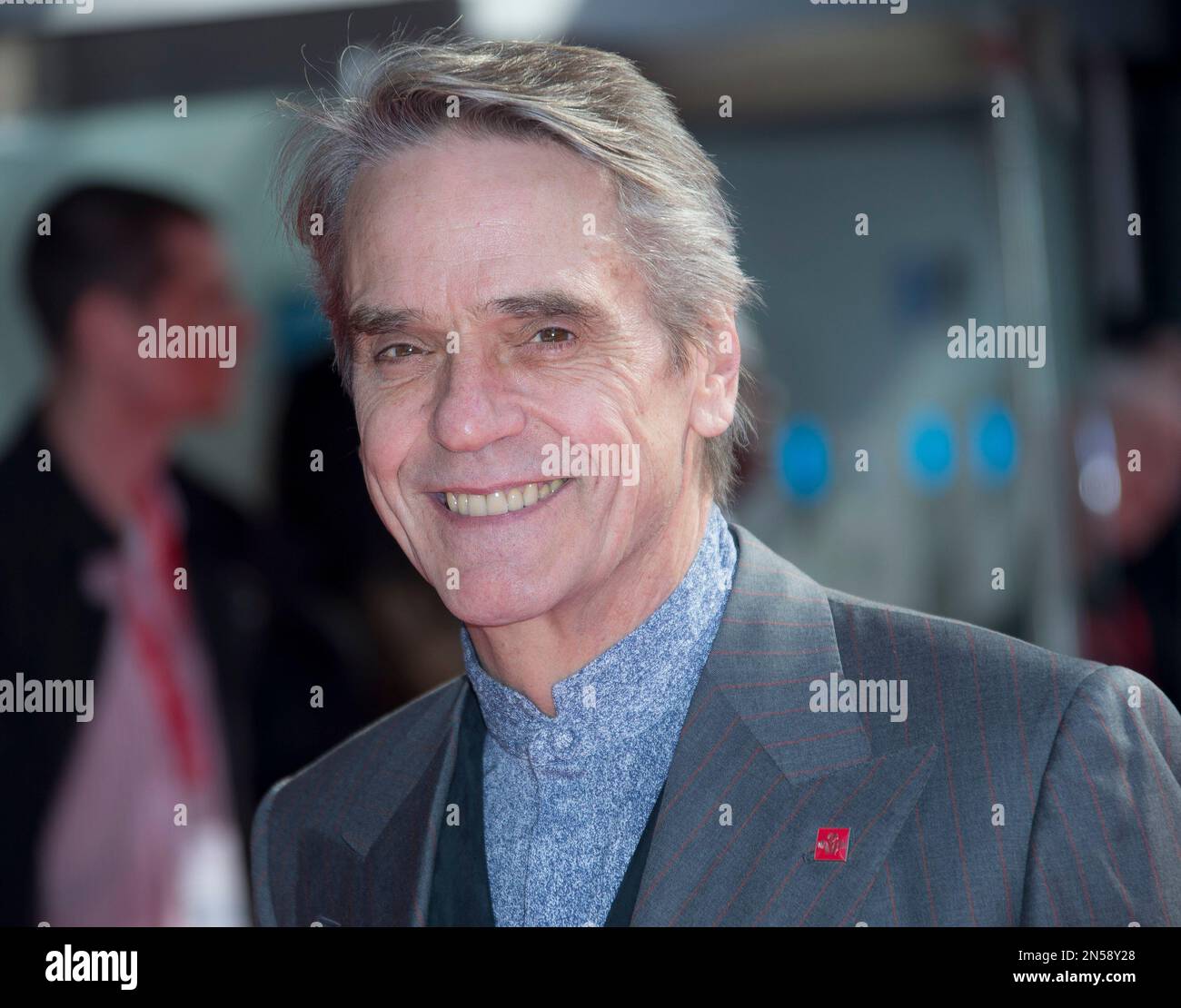 British actor Jeremy Irons arrives on the red carpet for The Prince's ...