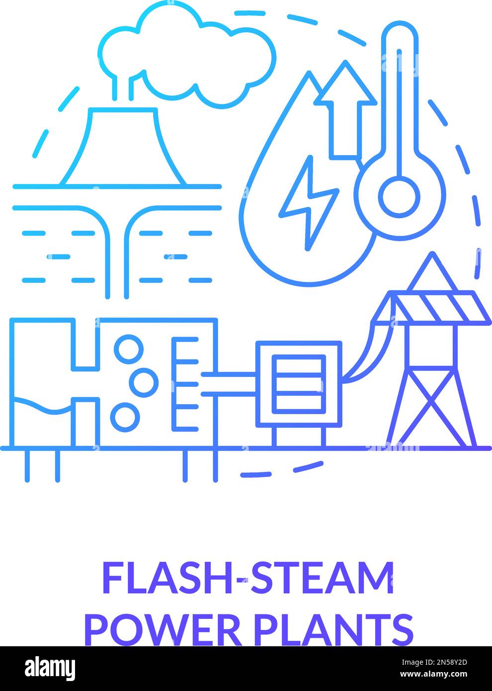 Simple Power Plant Drawing