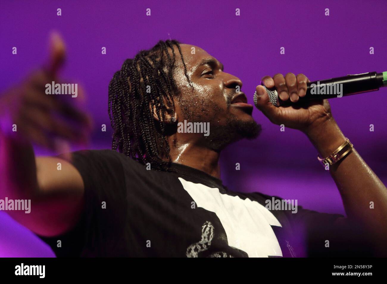 Terrence Thornton aka Pusha T performs at The Interactive Closing Party ...