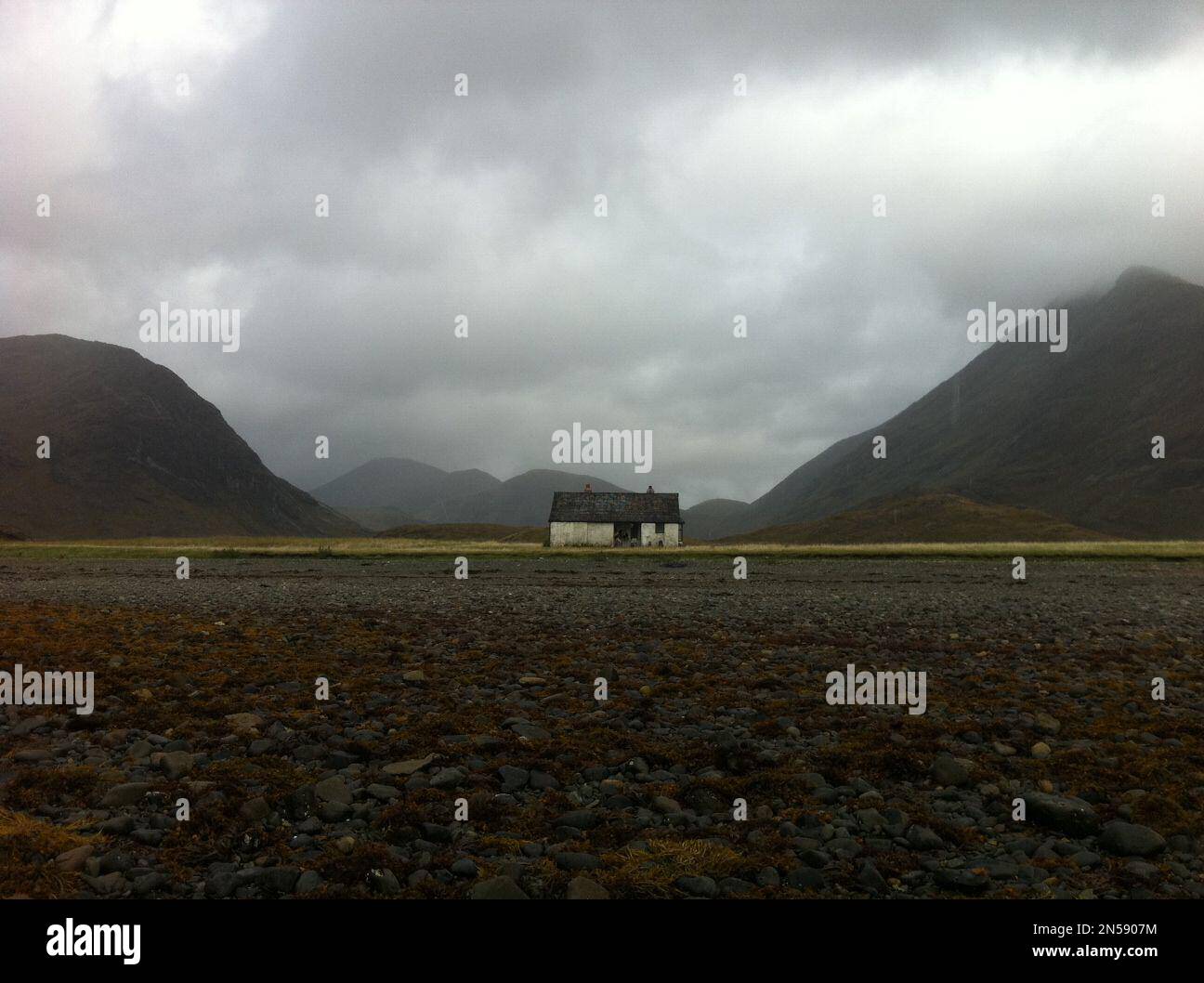 This October 2013 photo shows a simple house called a "bothy" at the ...