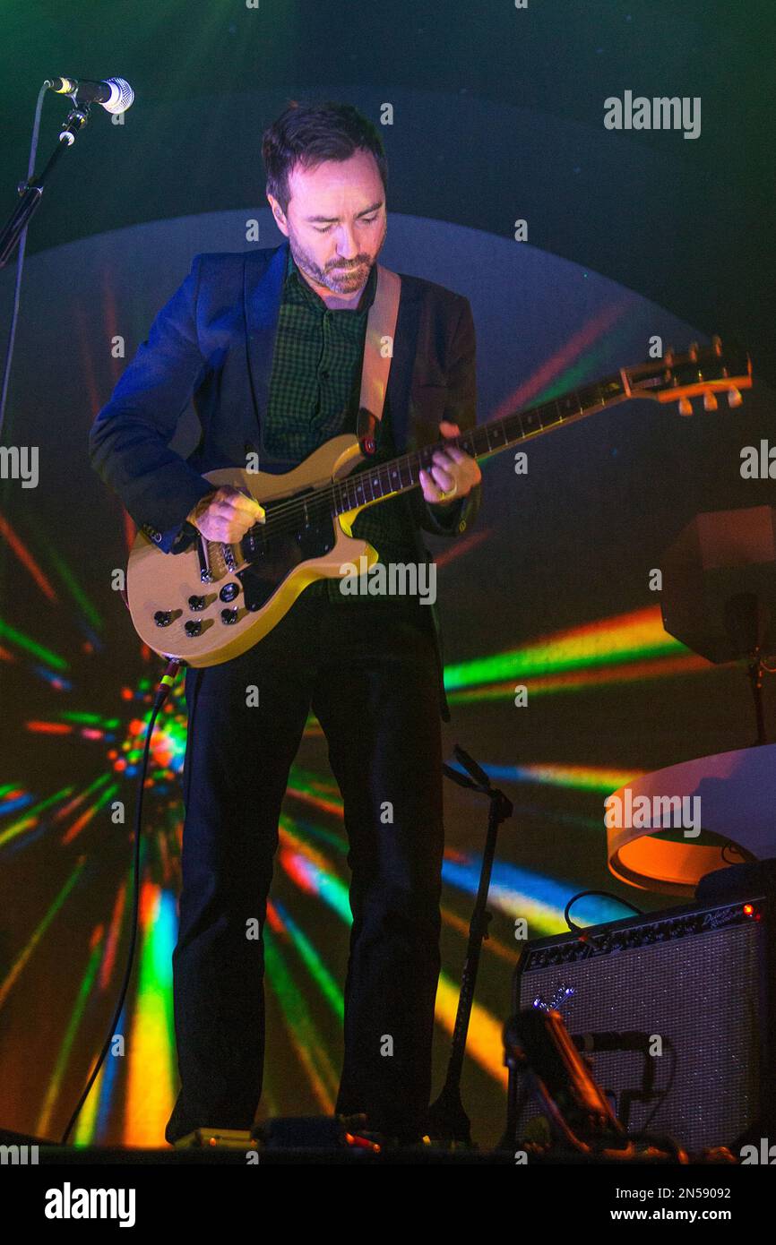 James Mercer with Broken Bells performing with Au Revoir Simone at The ...