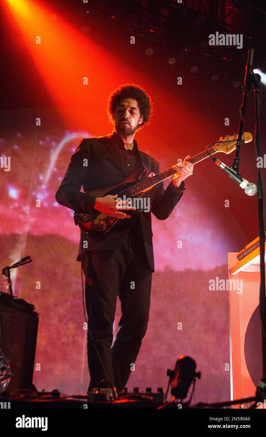 James Mercer with Broken Bells performing with Au Revoir Simone at The ...