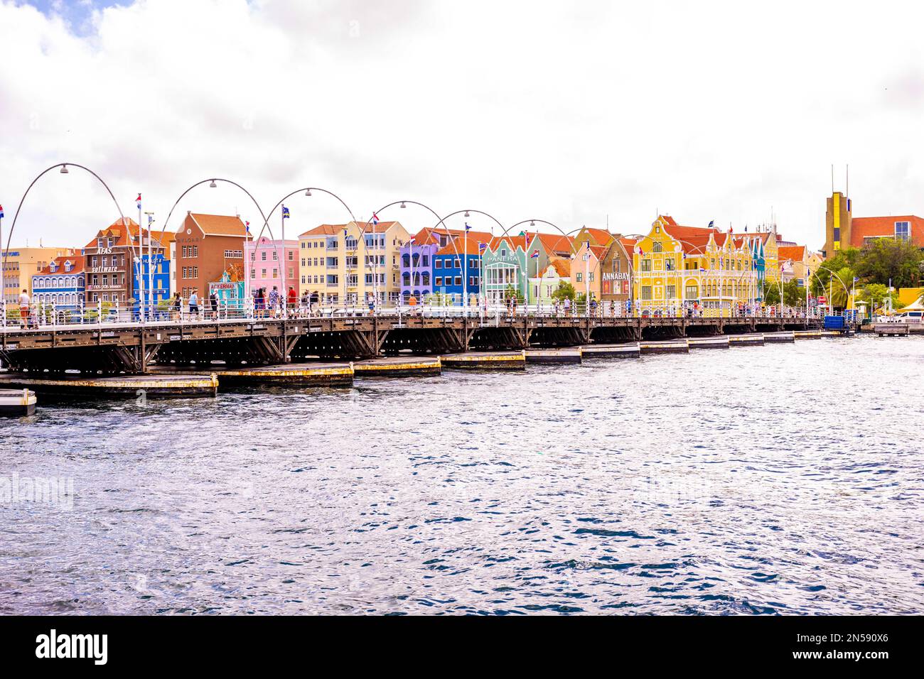 Curacao, Dutch Caribbean island life, known for the Koningin Emmabrug ...