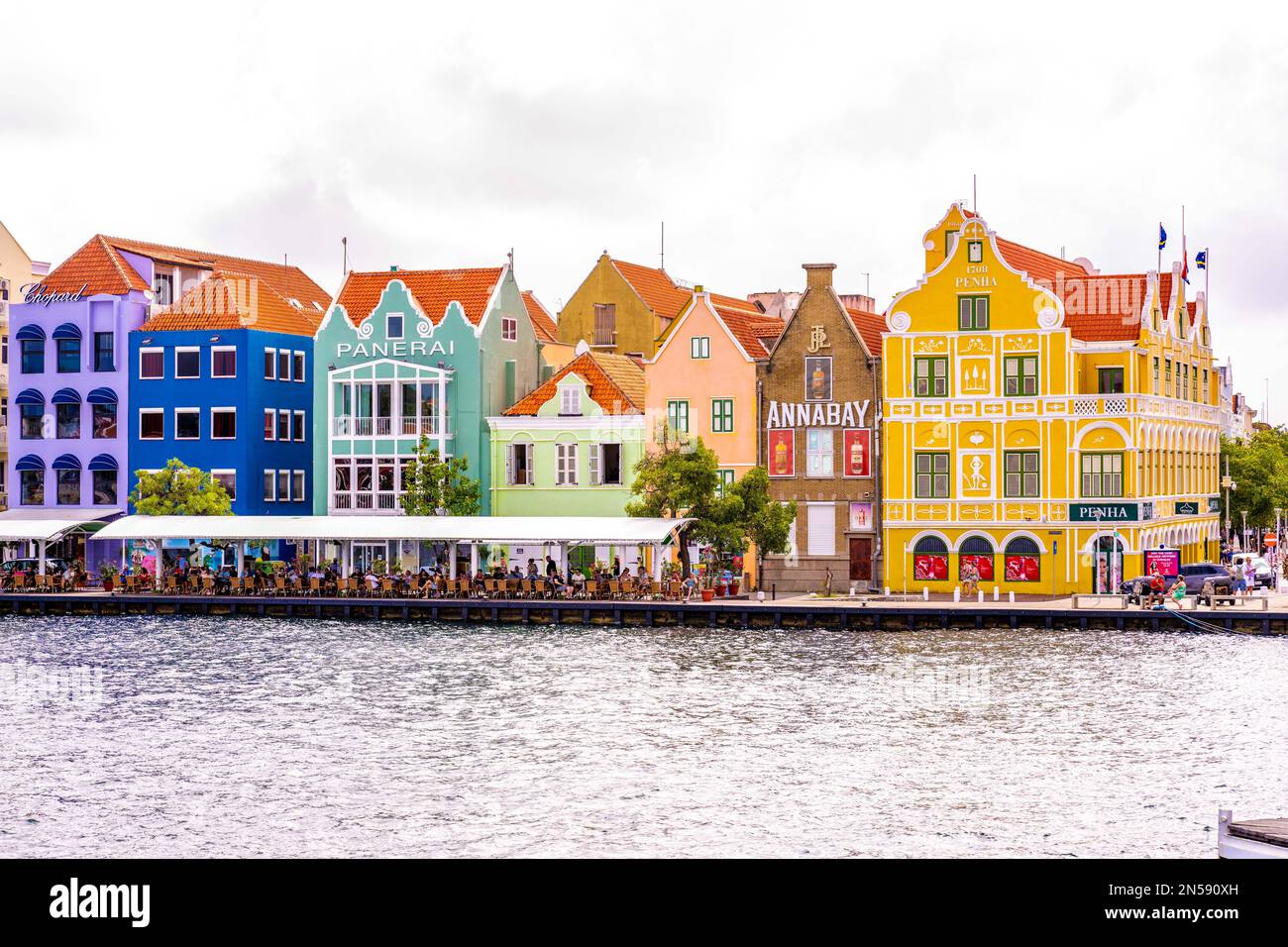 Curacao, Dutch Caribbean island life, known for the Koningin Emmabrug ...
