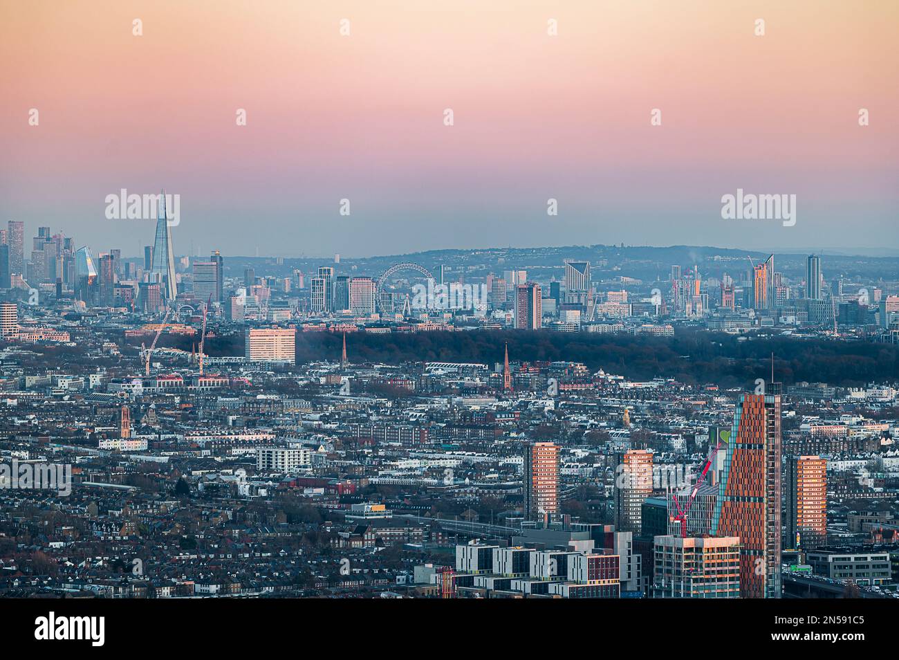 Panoramic view of London Stock Photo - Alamy