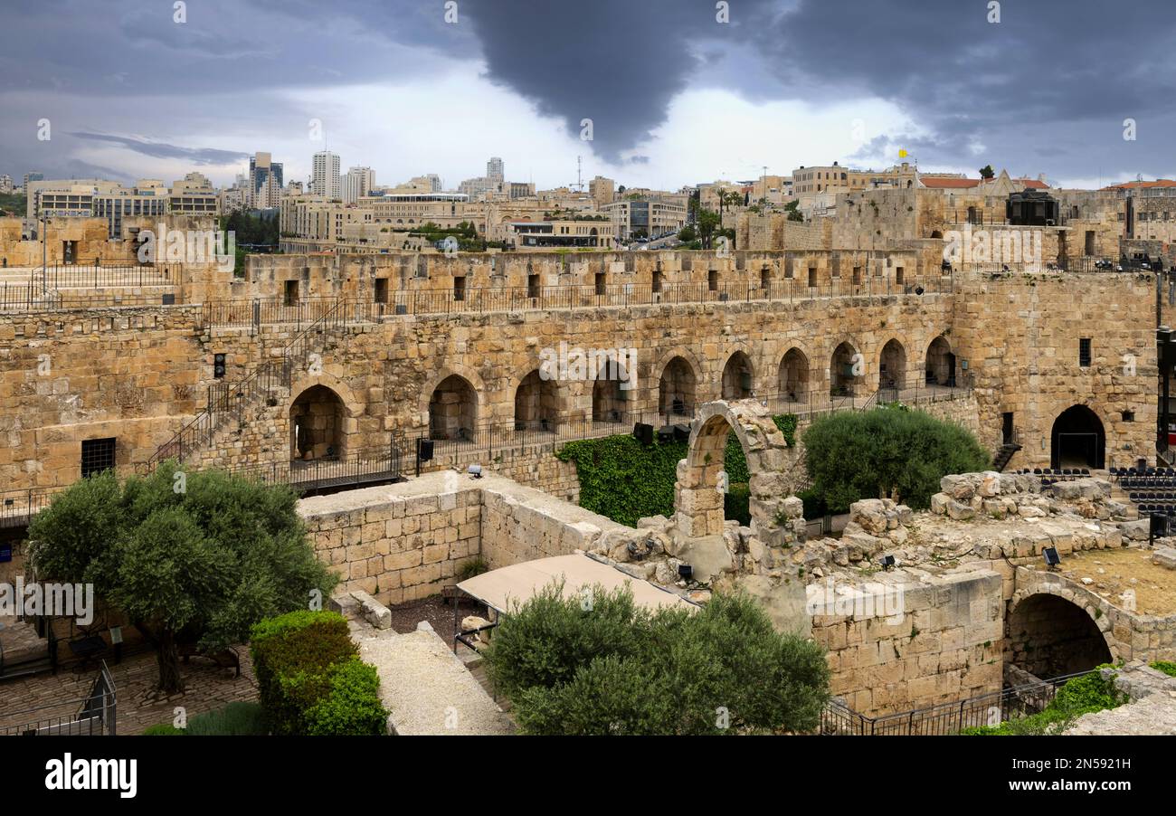 Tower of David in Jerusalem Stock Photo - Alamy