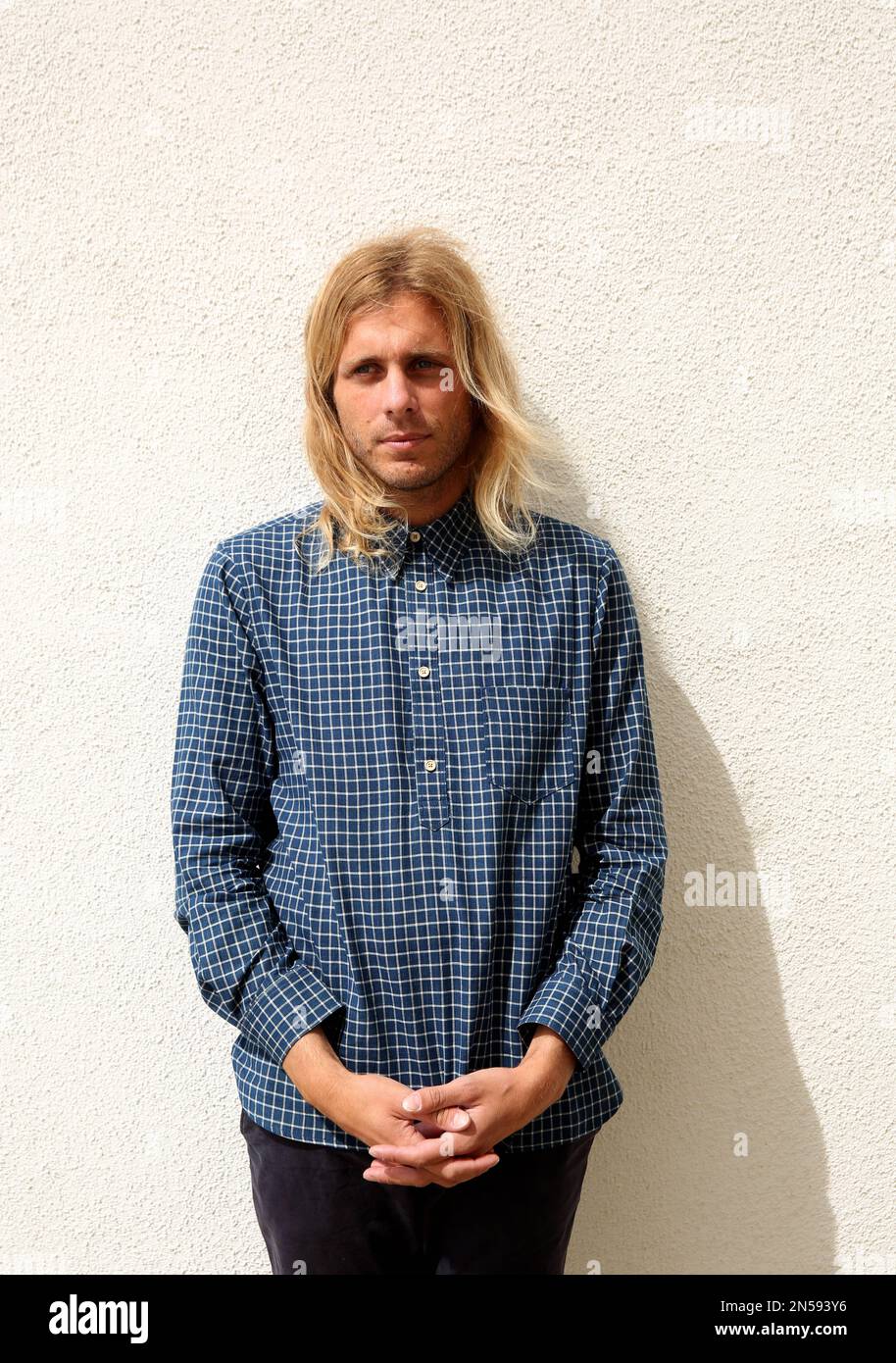 Musician Aaron Bruno, of AWOLNATION, poses for a portrait on Tuesday ...