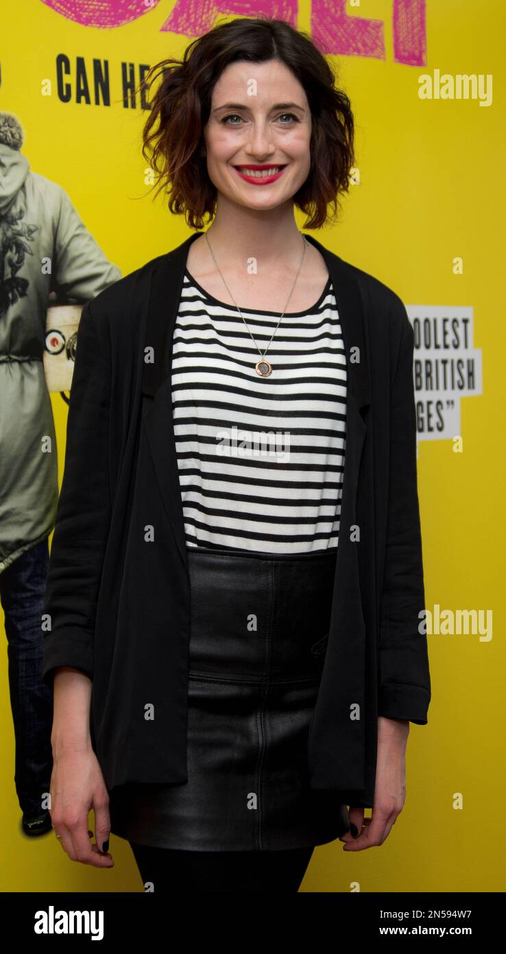 British actress Natasha O'Keefe arrives for a screening of the film ...