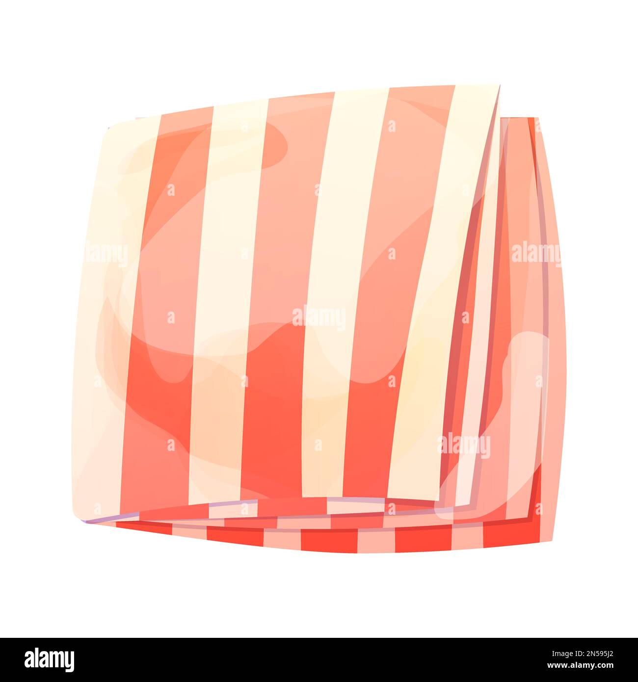 Kitchen microfibre towel, table cloth in cartoon style, napkin isolated ...