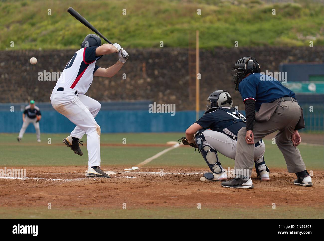 Baseball pitcher catcher hi-res stock photography and images - Alamy
