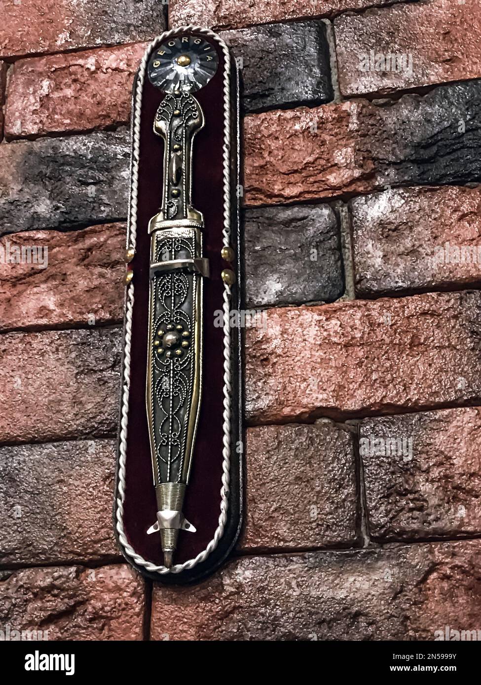 Dagger kama Georgian blade edged weapon, antique, one object, beautiful ...