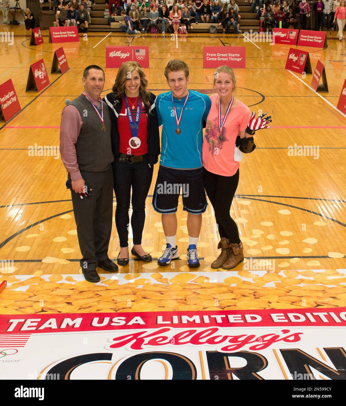U.S. Olympic silver medalist skeleton racer Noelle Pikus-Pace awards ...