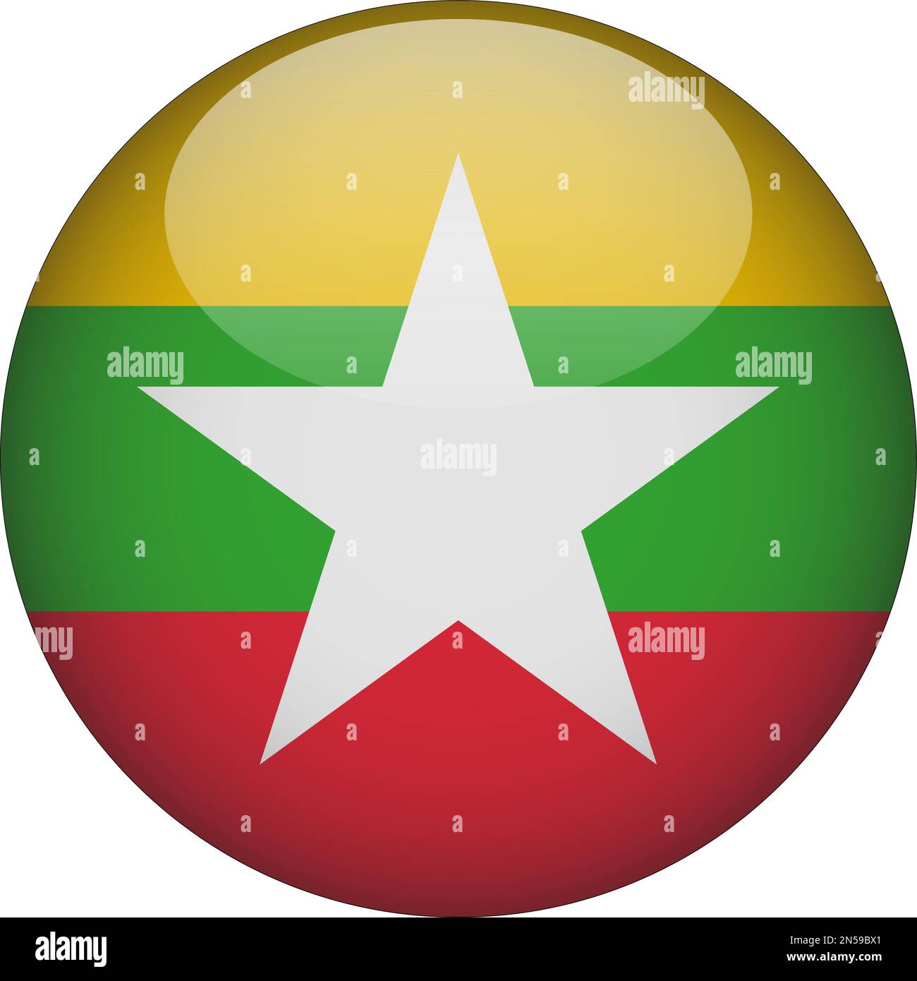 Flags myanmar world map Stock Vector Images - Alamy