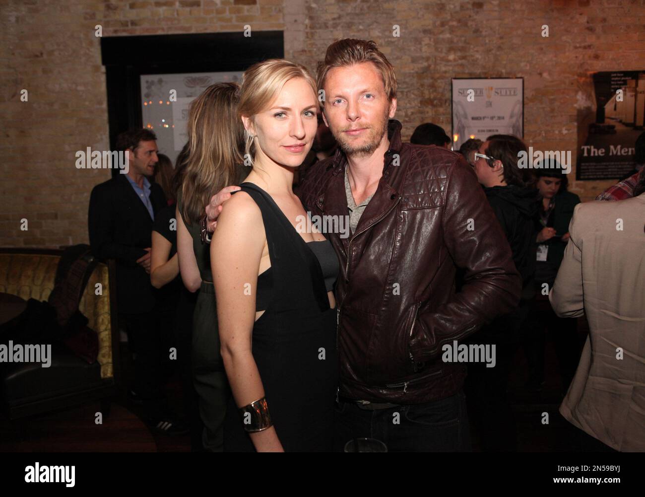 Mickey Sumner and Scott Grimes seen at Mend SXSW After-party at Supper ...