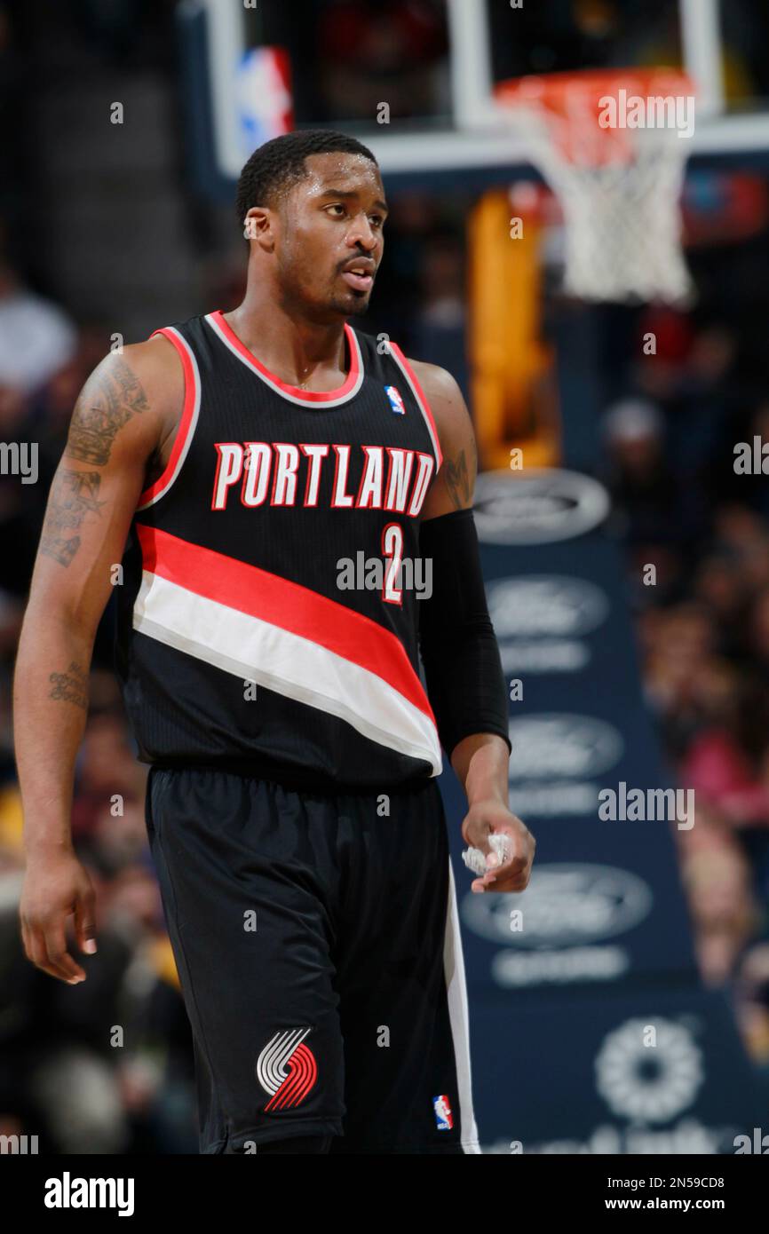 Portland Trail Blazers guard Wesley Matthews looks on against the ...
