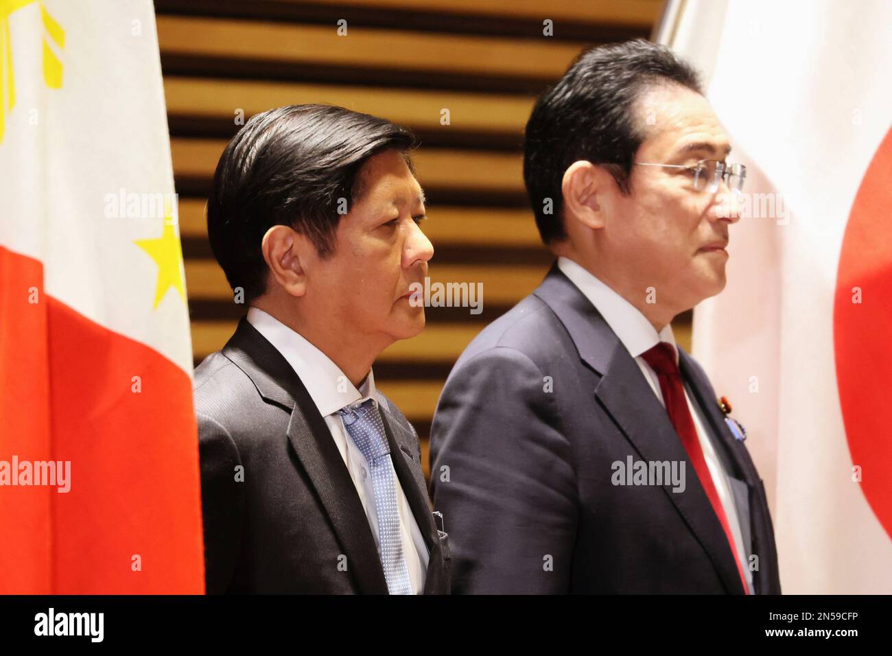 Philippine President Ferdinand Marcos Jr., left, and Japanese Prime ...