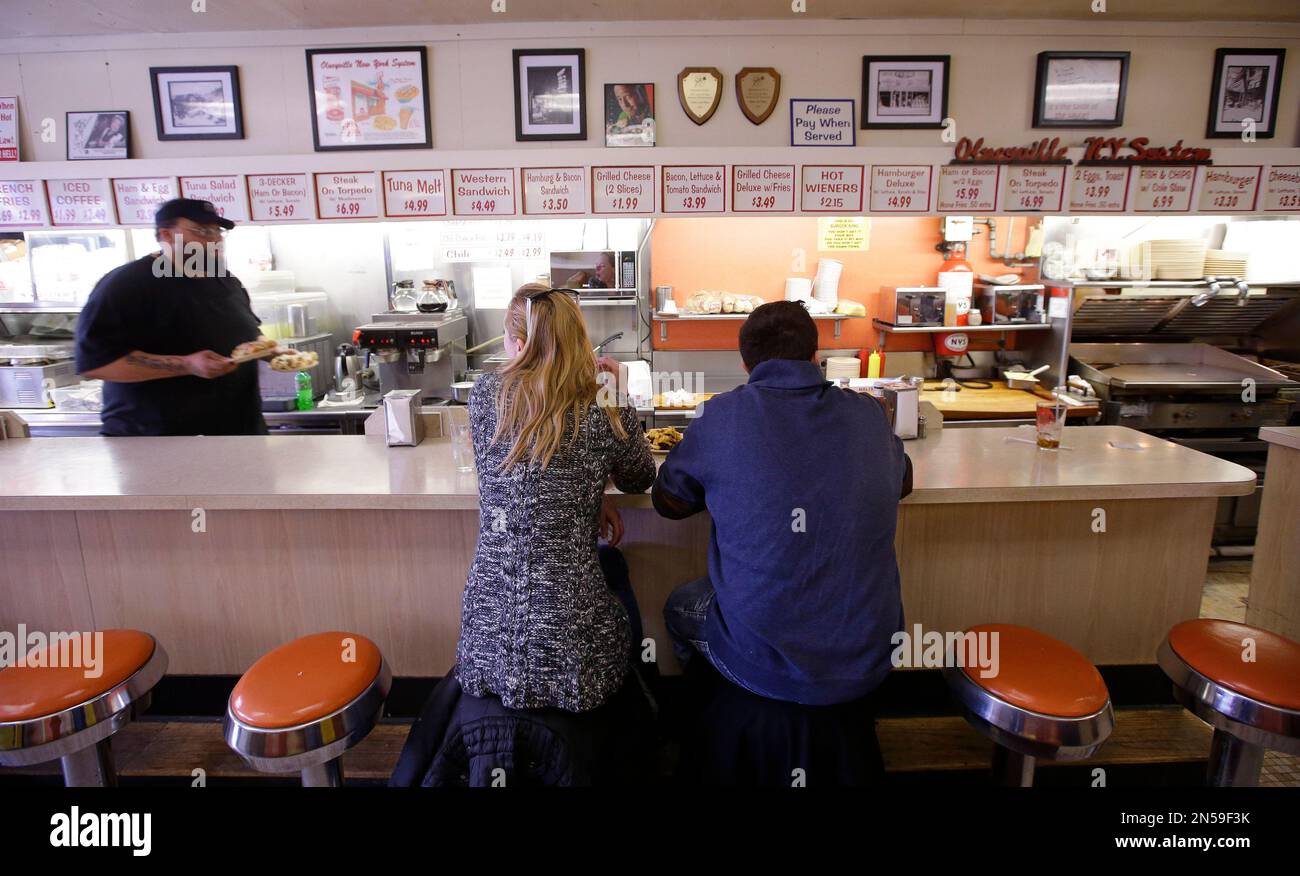 In this Monday, March 3, 2014 photo Holly Wilson and Ioanni Degaitas ...