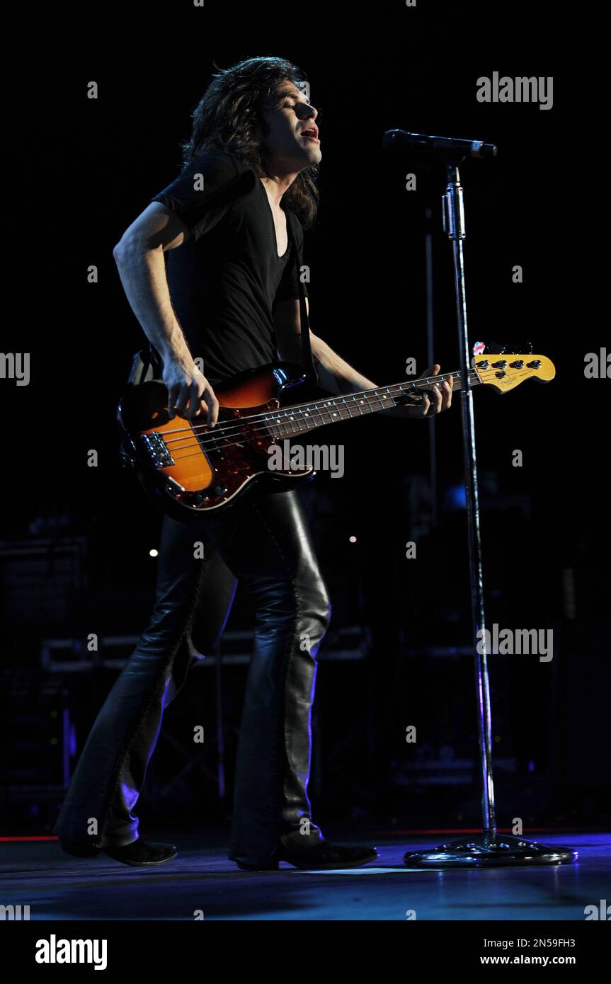Reid Perry of The Band Berry performs at Cruzan Amphitheatre on March 8 ...