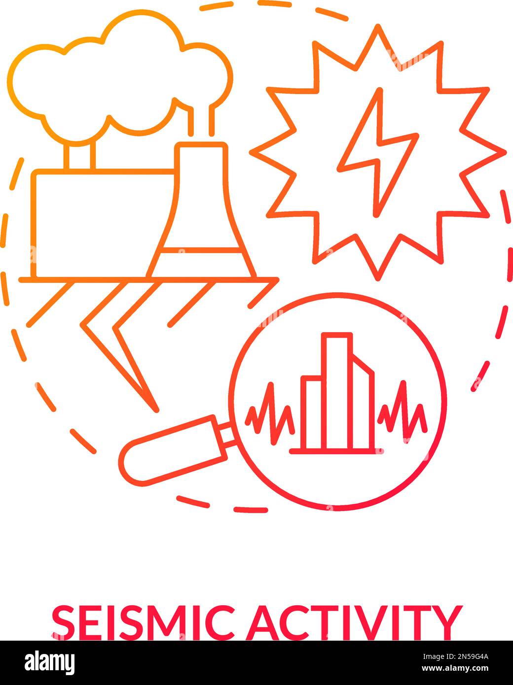 Seismic energy Stock Vector Images - Alamy